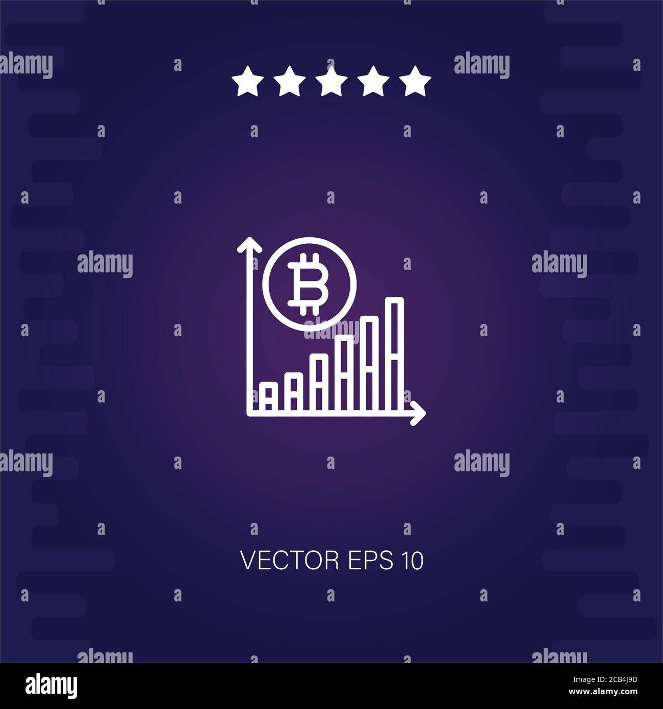 bar chart vector icon modern illustration Stock Vector Image & Art - Alamy