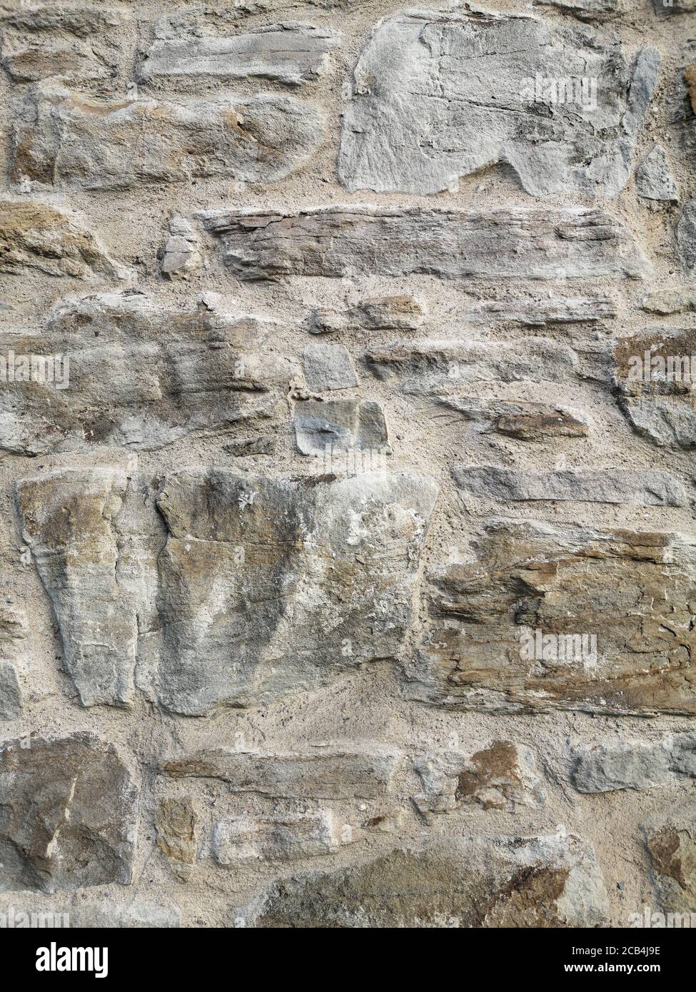 Closeup of a medieval quarry stone wall in Mulheim Stock Photo - Alamy