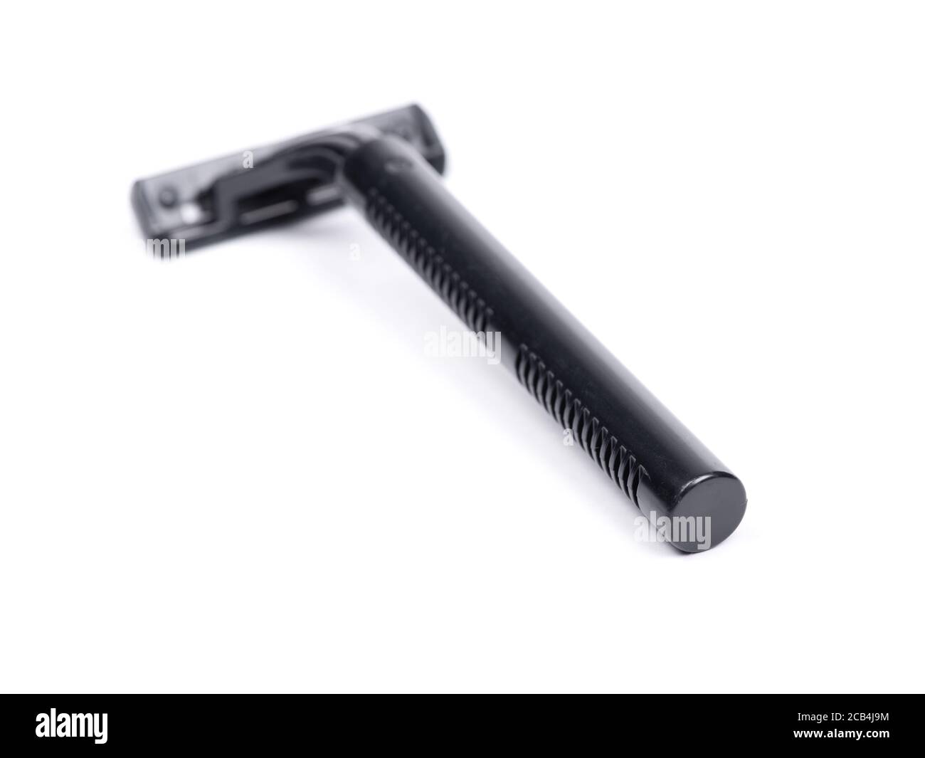 New black plastic disposable shaver isolated on white background Stock ...