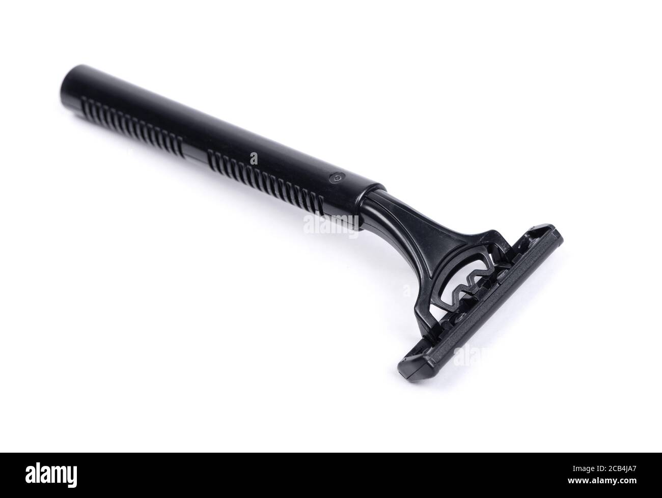 New black plastic disposable shaver isolated on white background Stock ...