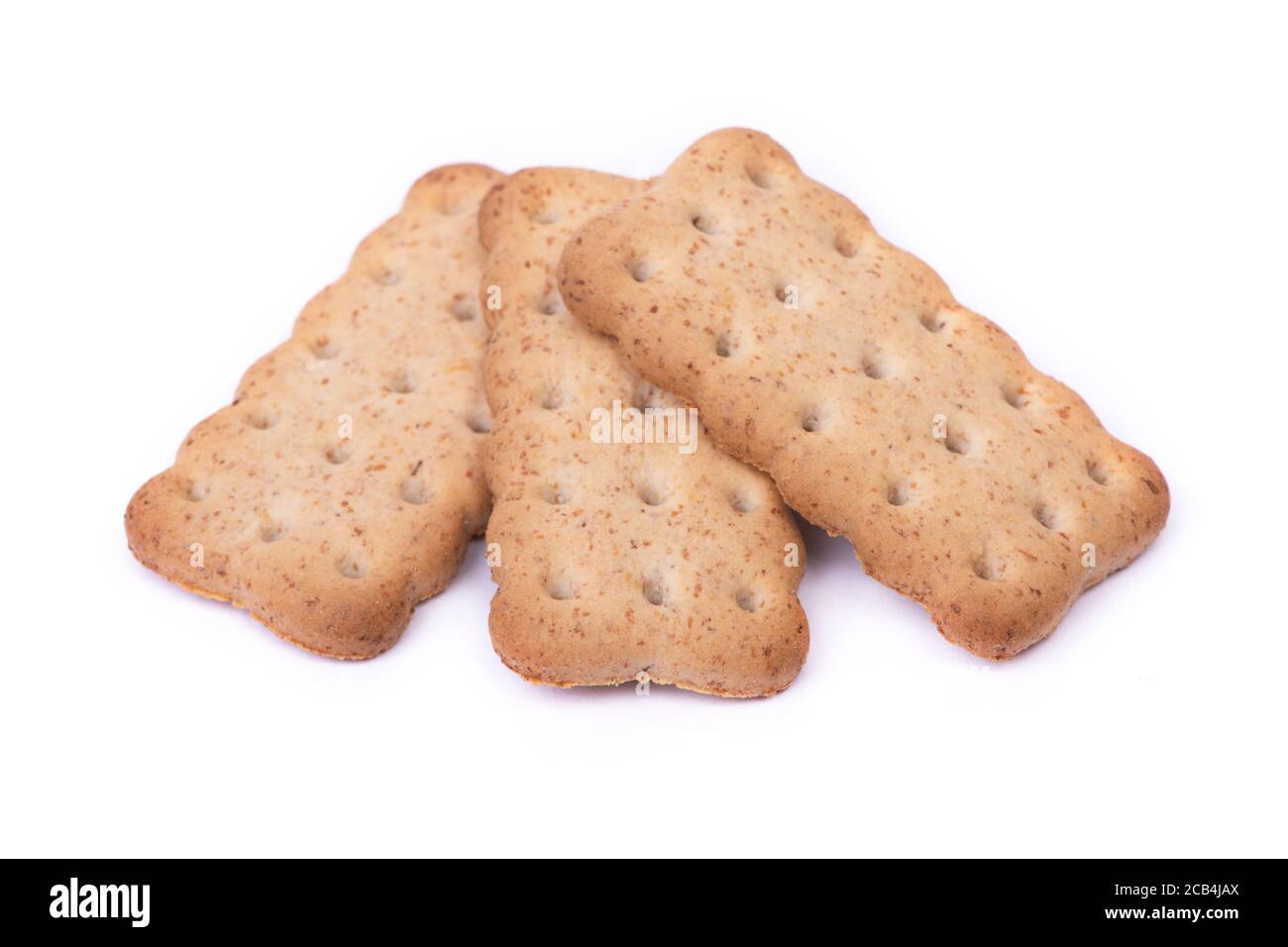 Group of simple small cookies isolated on white background Stock Photo ...