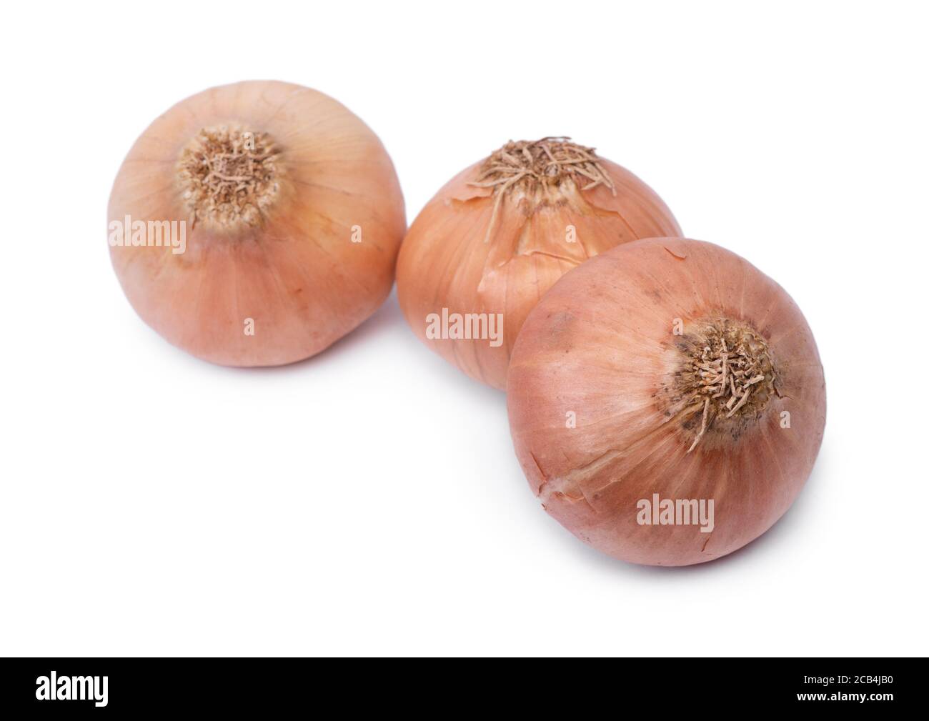 Group of big onions isolated on white background Stock Photo - Alamy