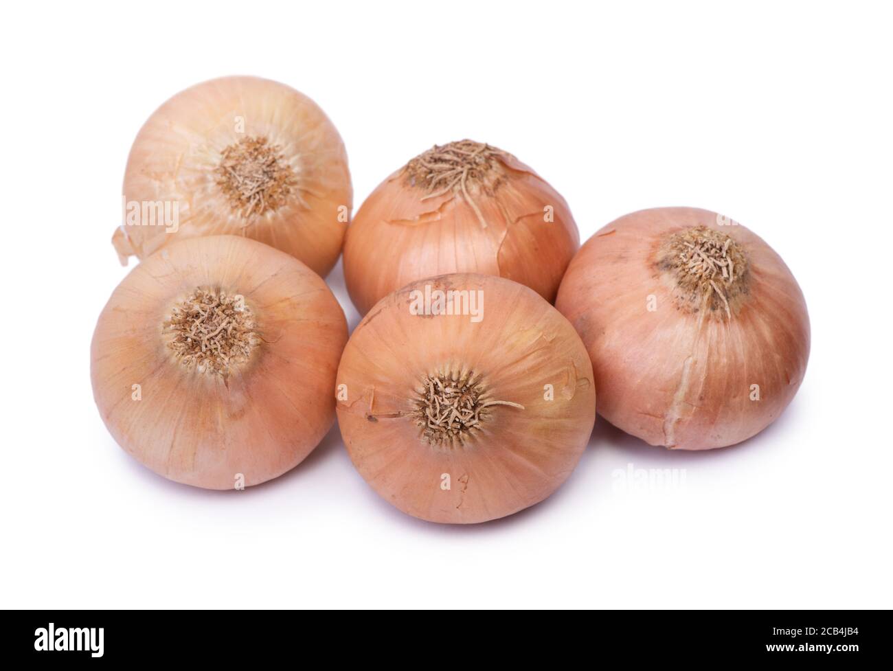 Group of big onions isolated on white background Stock Photo - Alamy