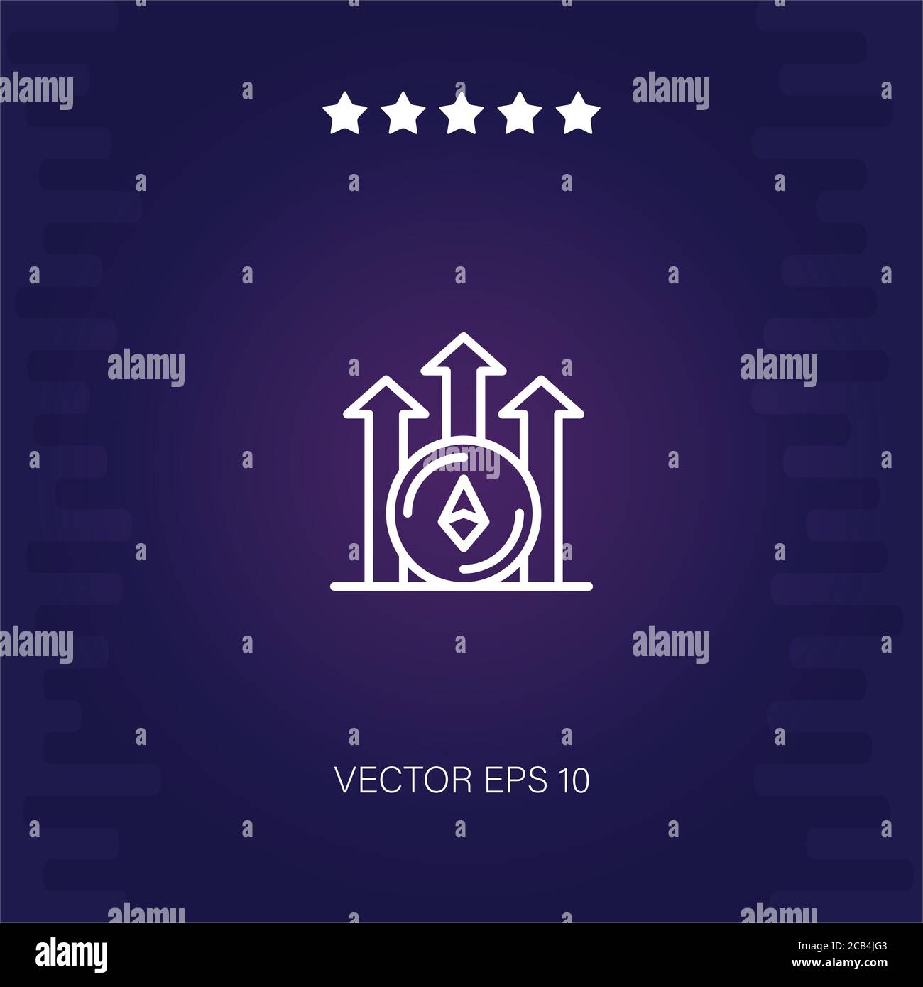 ethereum vector icon modern illustration Stock Vector Image & Art - Alamy