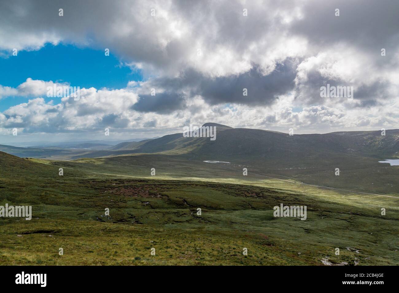 Derryveagh Mountains in Donegal, Co. Donegal, Ireland. Wild Atlantic ...
