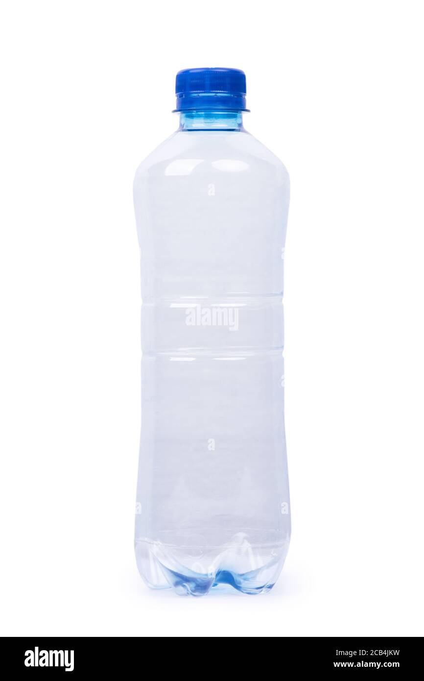 Empty plastic bottle isolated on white background Stock Photo - Alamy