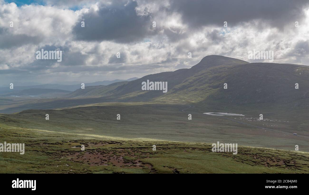 Derryveagh Mountains in Donegal, Co. Donegal, Ireland. Wild Atlantic ...