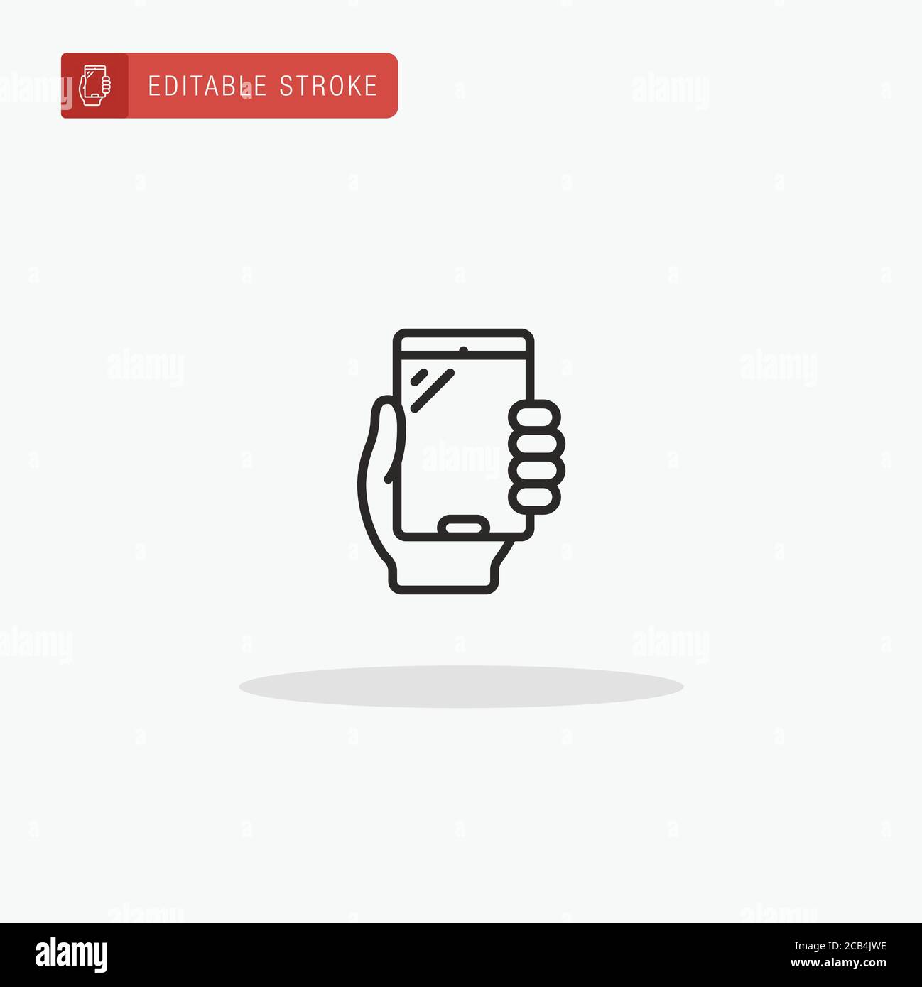 Mobile Phone icon vector. Mobile Phone icon for presentation Stock ...