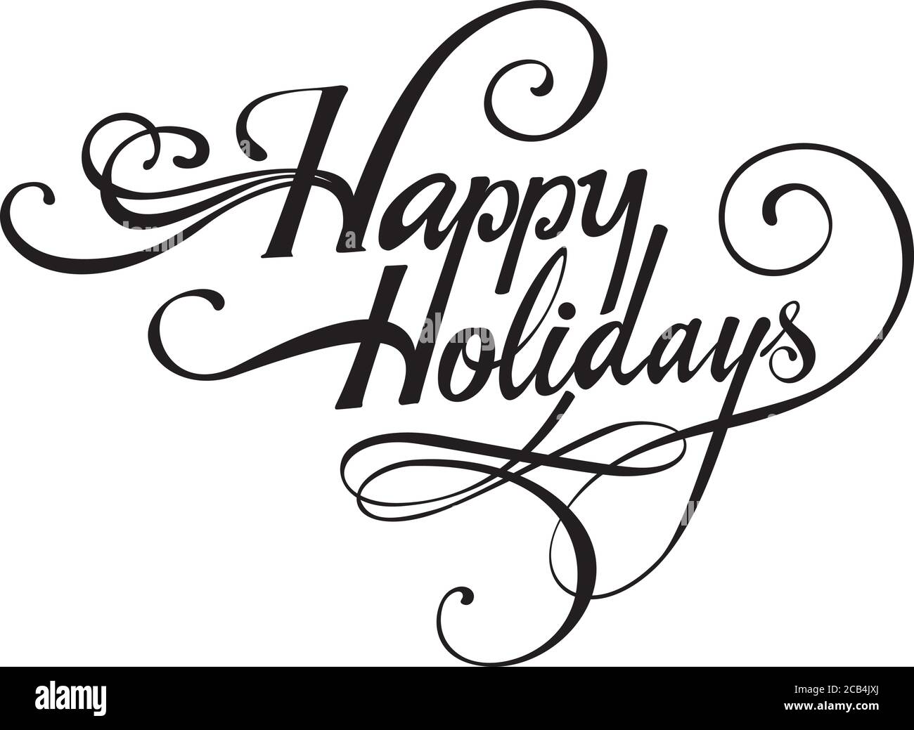 Custom calligraphy text Stock Vector Image & Art - Alamy