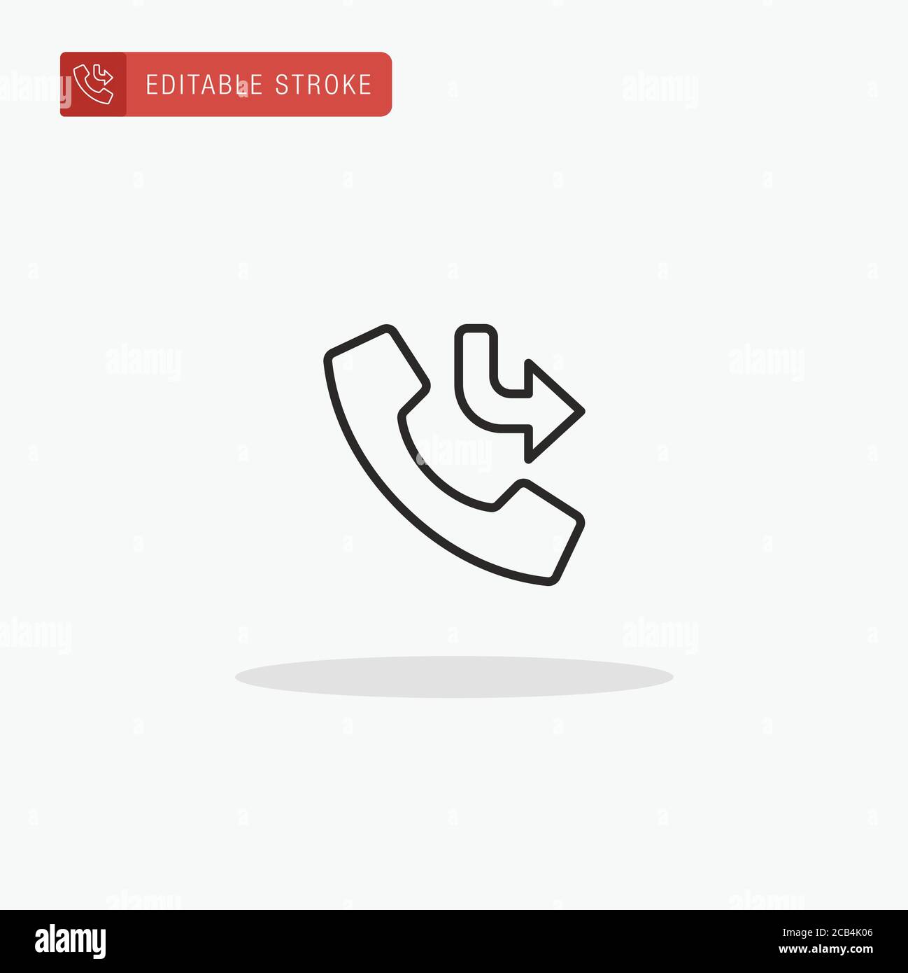 Missed Call icon vector. Missed Call icon for presentation Stock Vector ...