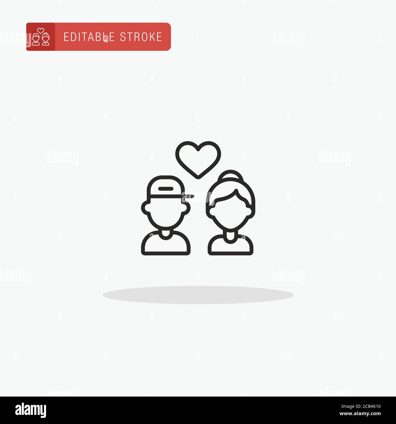 Lovers icon vector. Lovers icon for presentation Stock Vector Image ...