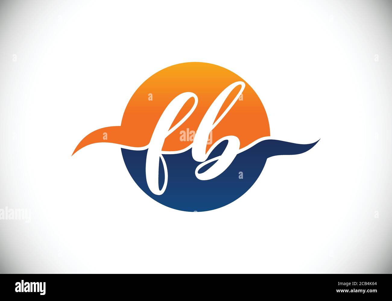 F B Initial Letter Logo design, Graphic Alphabet Symbol for Corporate ...