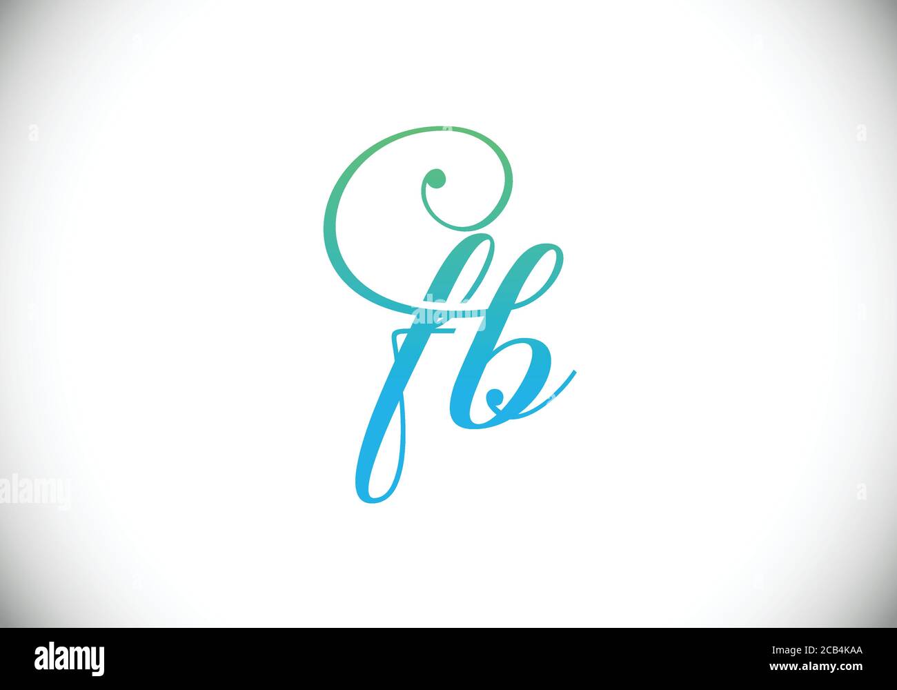 F B Initial Letter Logo design, Graphic Alphabet Symbol for Corporate ...