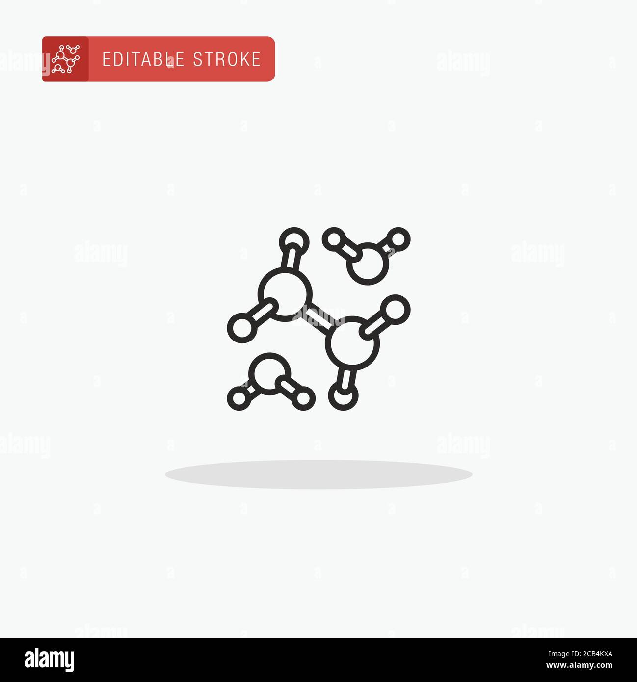 Molecules icon vector. Molecules icon for presentation Stock Vector ...