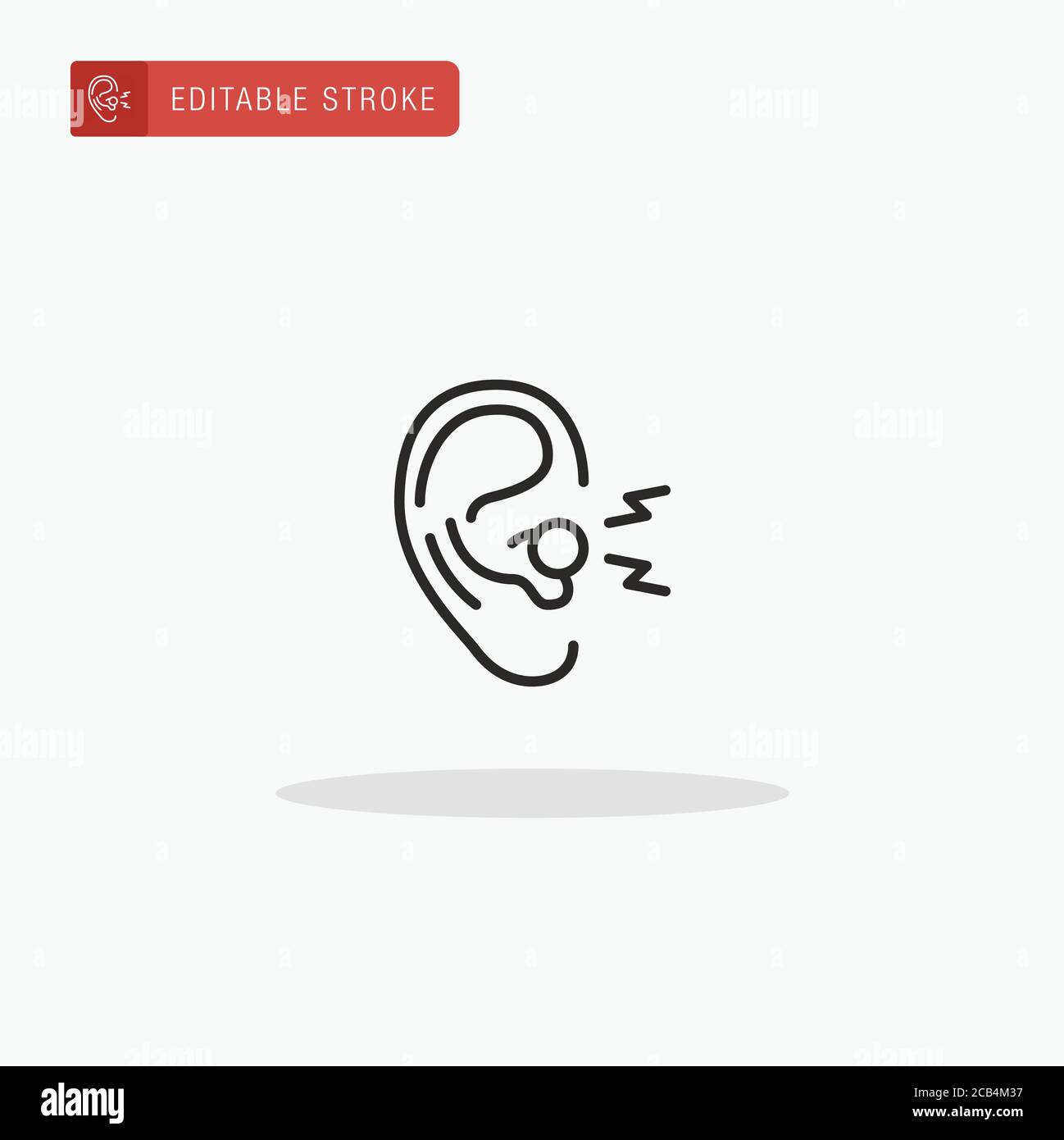Earache icon vector. Earache icon for presentation Stock Vector Image ...
