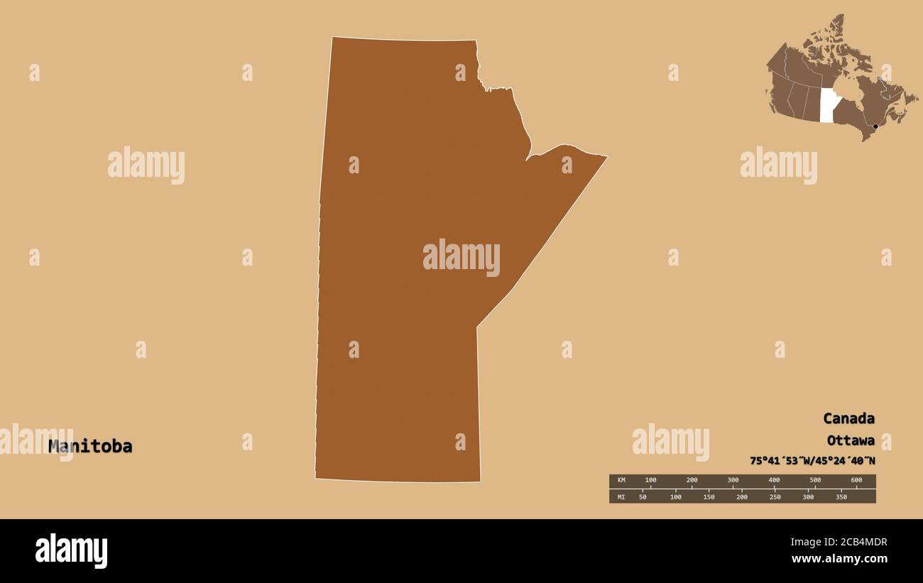 Manitoba Province Map High Resolution Stock Photography and Images - Alamy