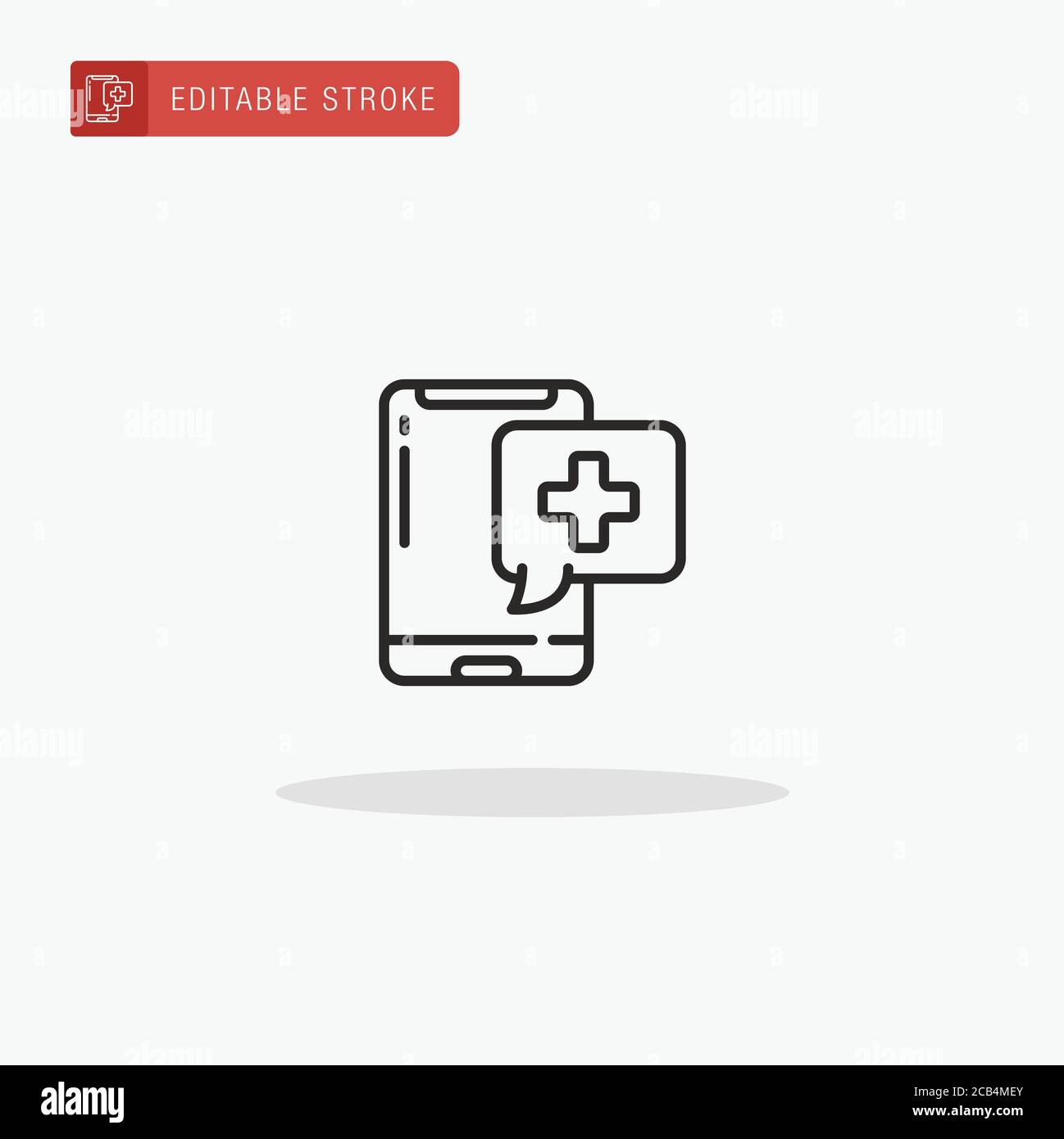 Medical App icon vector. Medical App icon for presentation Stock Vector ...