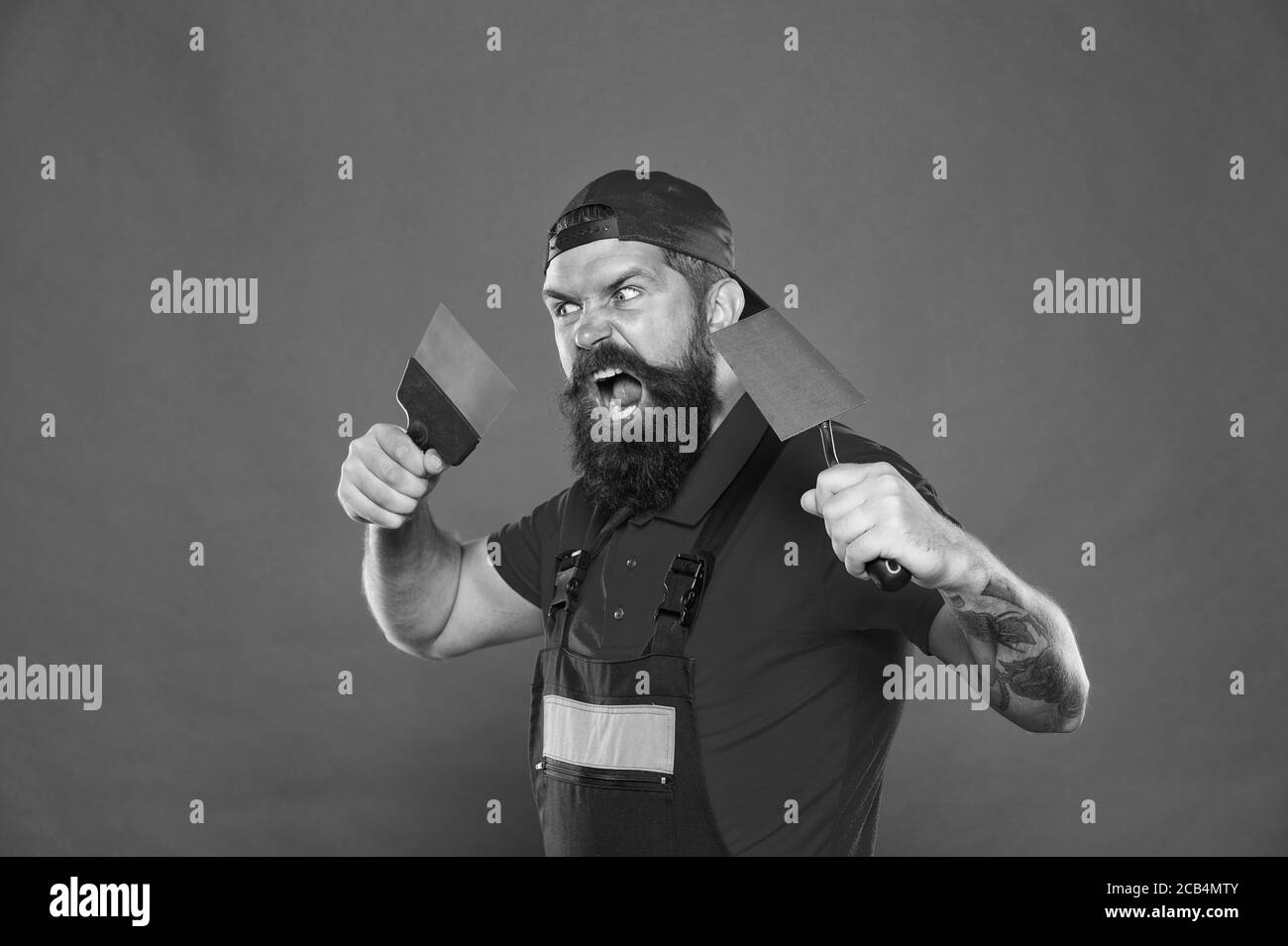 Plastering Man High Resolution Stock Photography and Images - Alamy