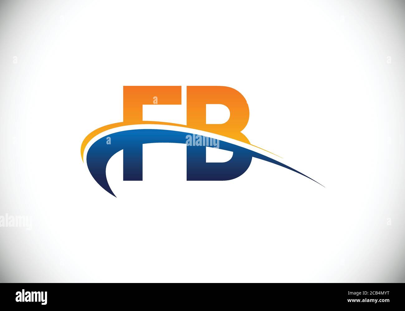 F B Initial Letter Logo design, Graphic Alphabet Symbol for Corporate Business Identity Stock ...