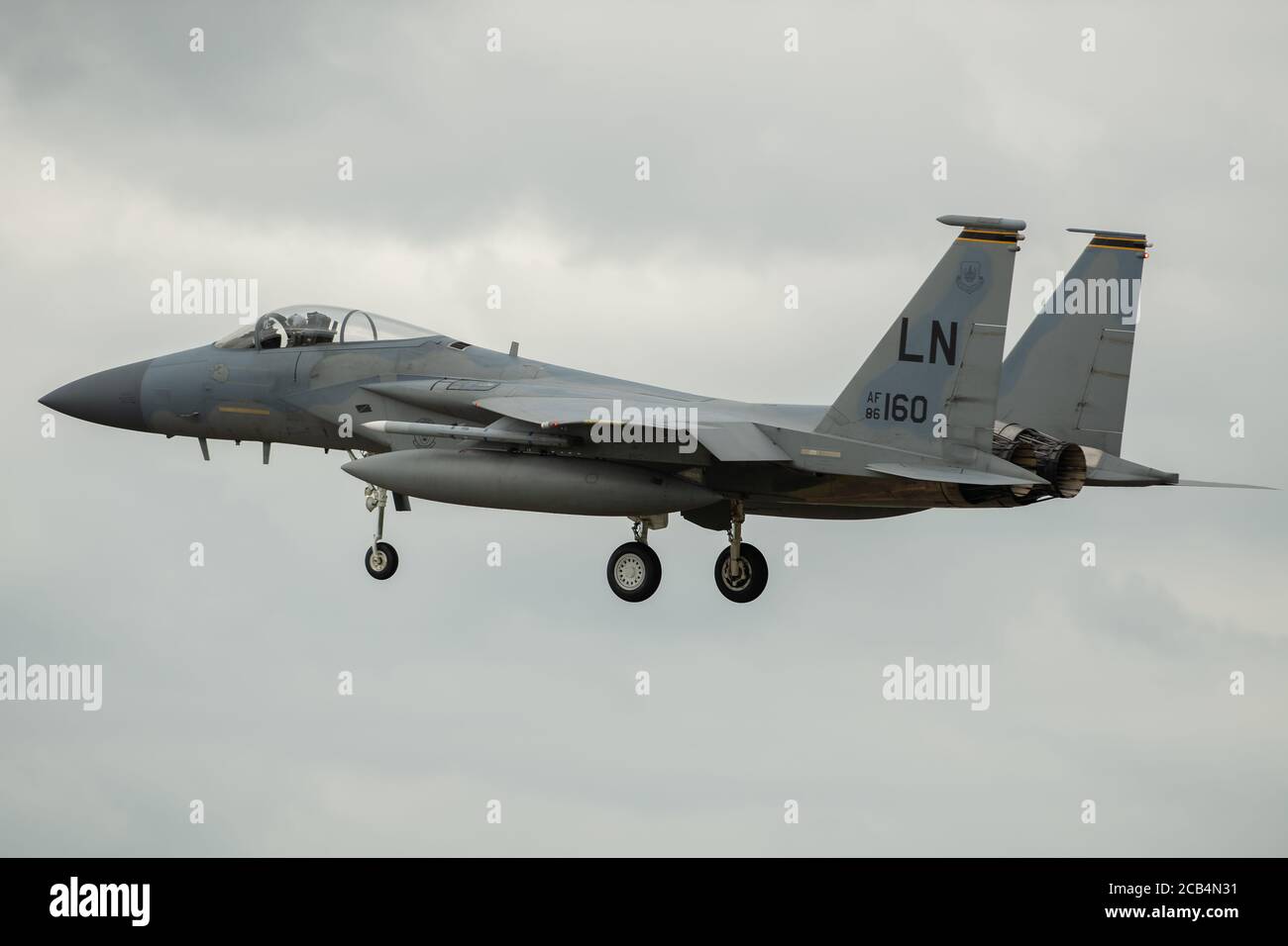 LN AF 86 160 U.S. Air Force McDonnell Douglas F-15C Eagle of the 493rd ...