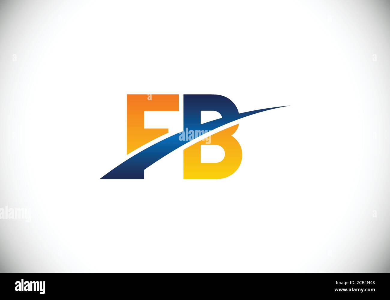 F B Initial Letter Logo design, Graphic Alphabet Symbol for Corporate ...