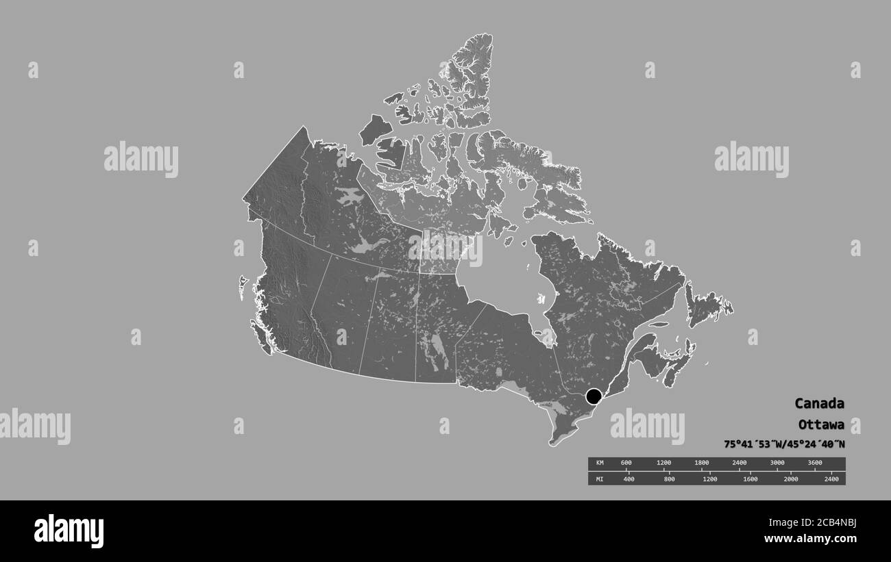 Map of nunavut Black and White Stock Photos & Images - Alamy