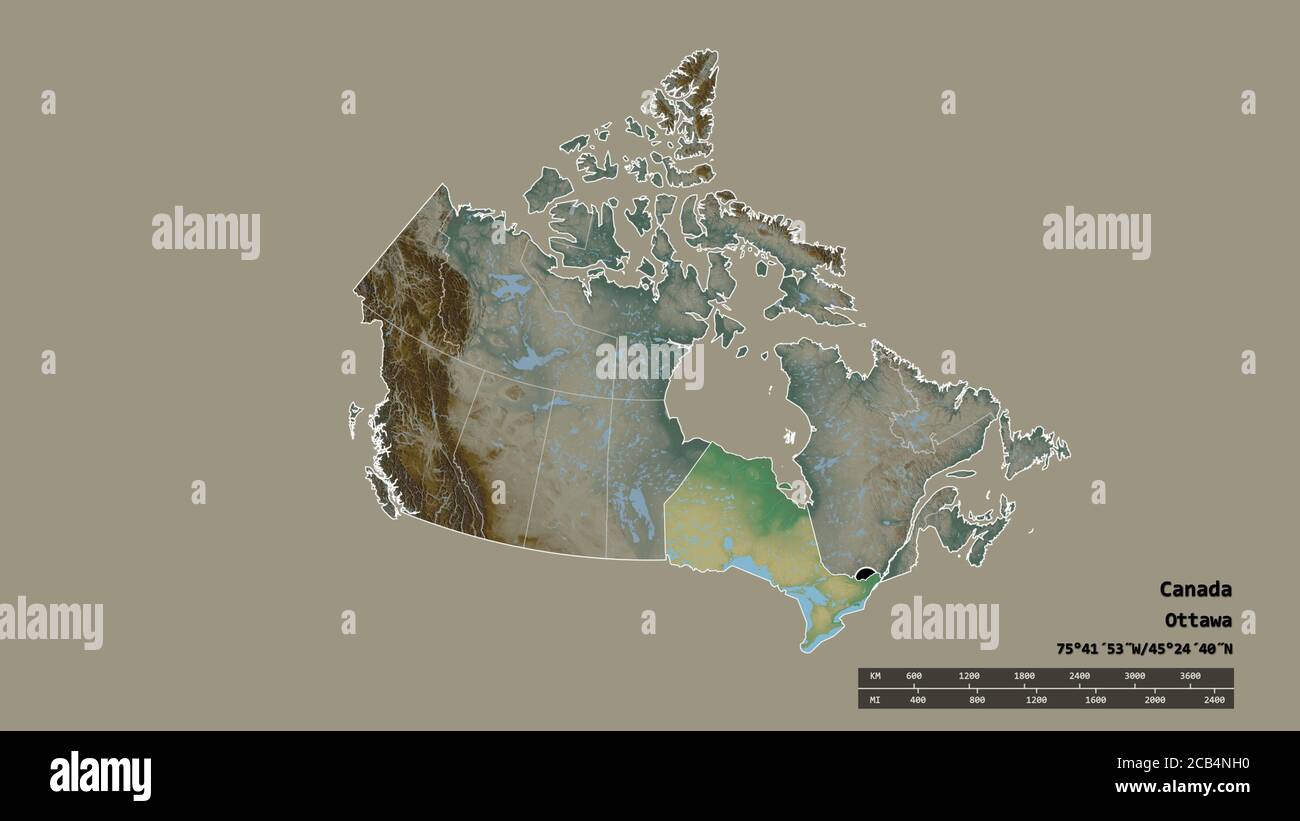 Ontario Province Map High Resolution Stock Photography and Images - Alamy