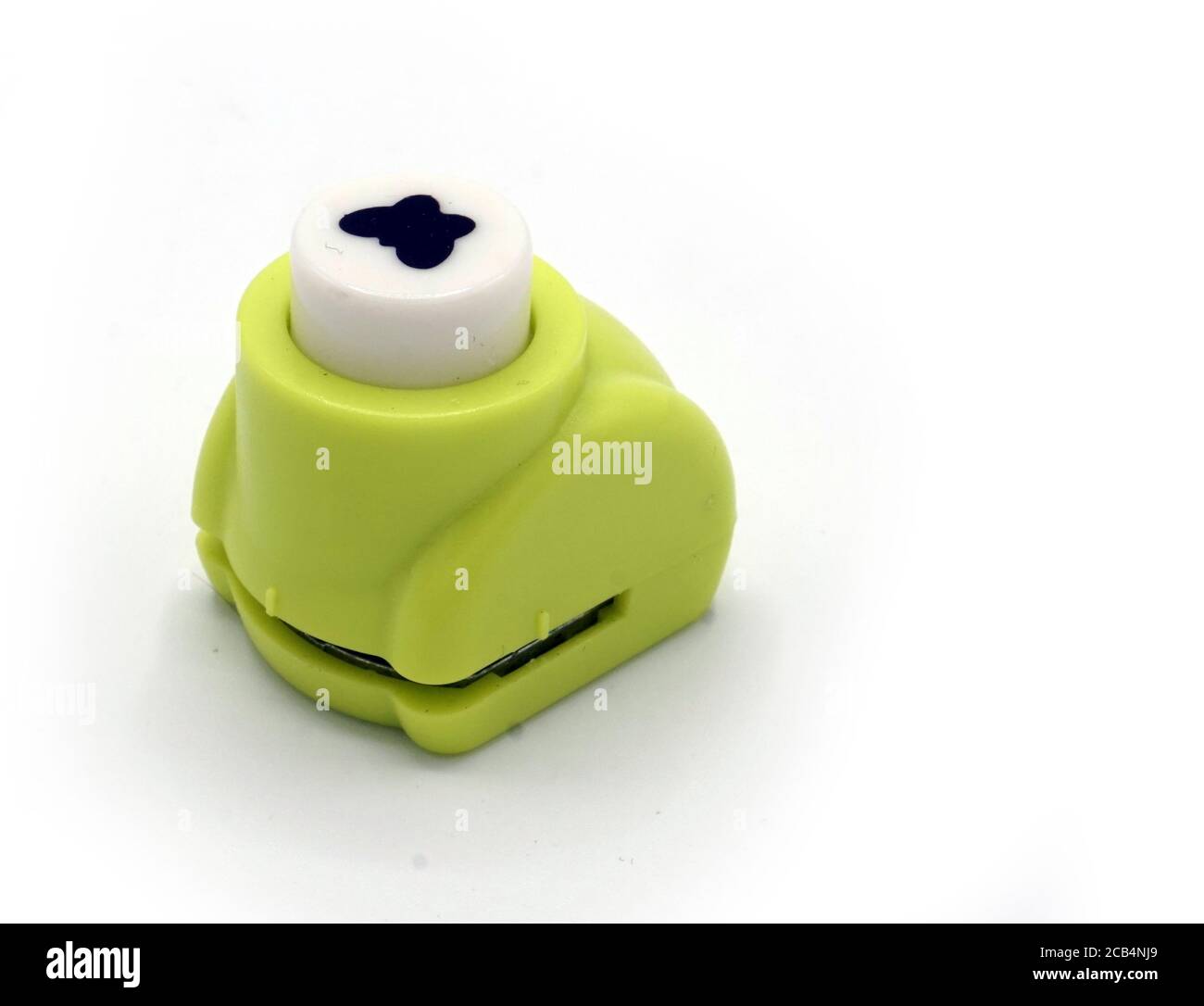 Paper craft punch isolated on a white background Stock Photo - Alamy