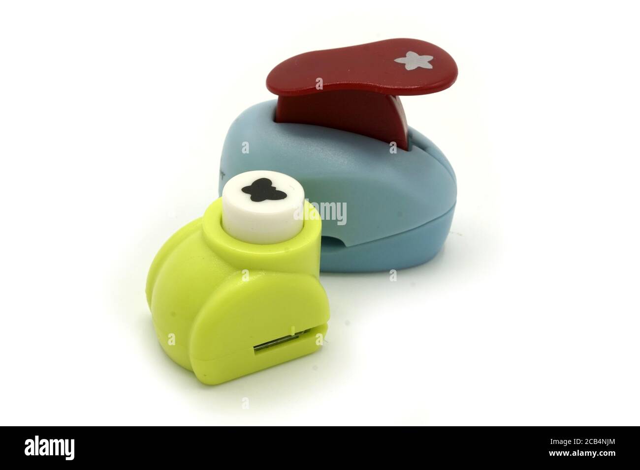 Paper craft punches isolated on a white background Stock Photo - Alamy