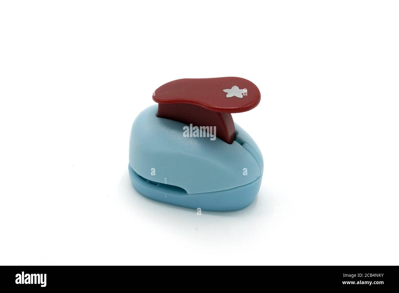 Paper craft punch isolated on a white background Stock Photo - Alamy