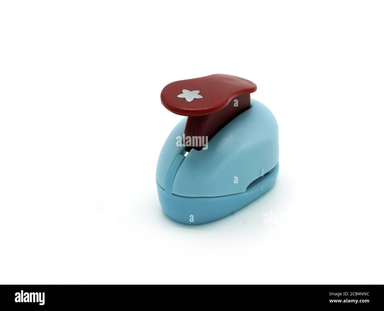 Paper craft punch isolated on a white background Stock Photo - Alamy