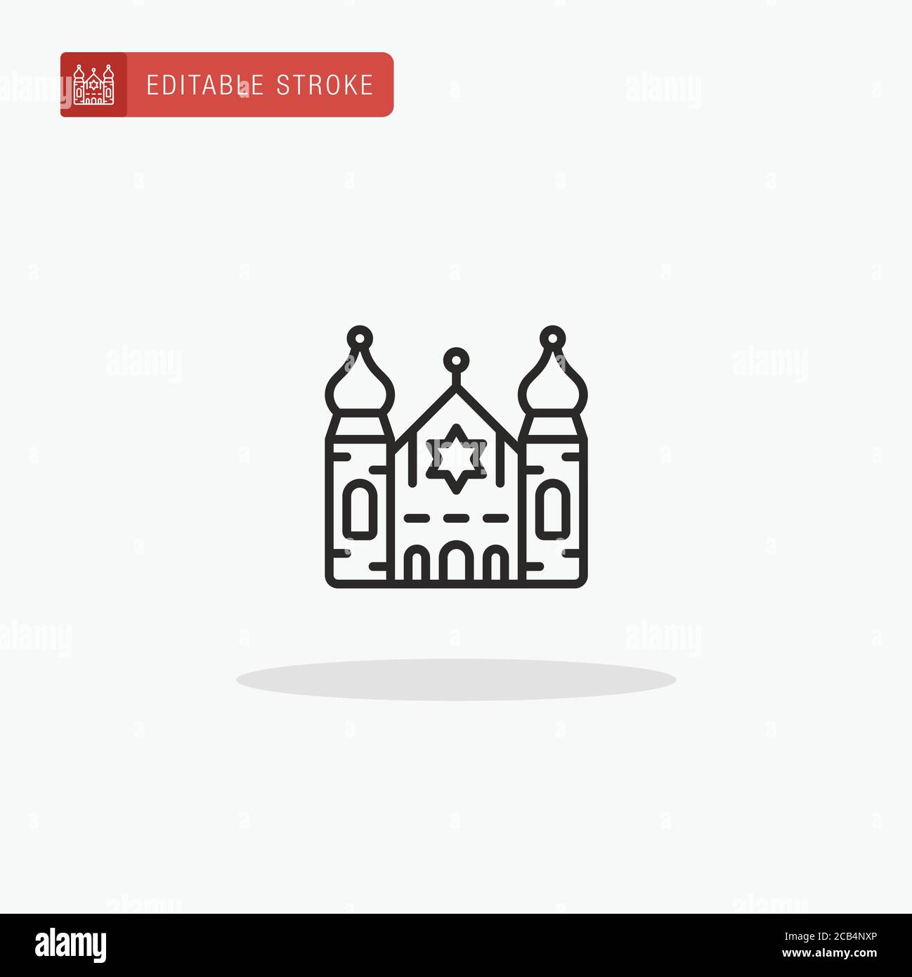 Synagogue Icon Vector Synagogue Icon For Presentation Stock Vector Image And Art Alamy