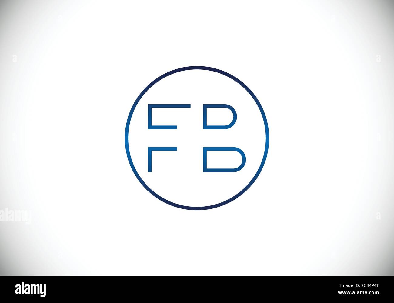 F B Initial Letter Logo design, Graphic Alphabet Symbol for Corporate ...