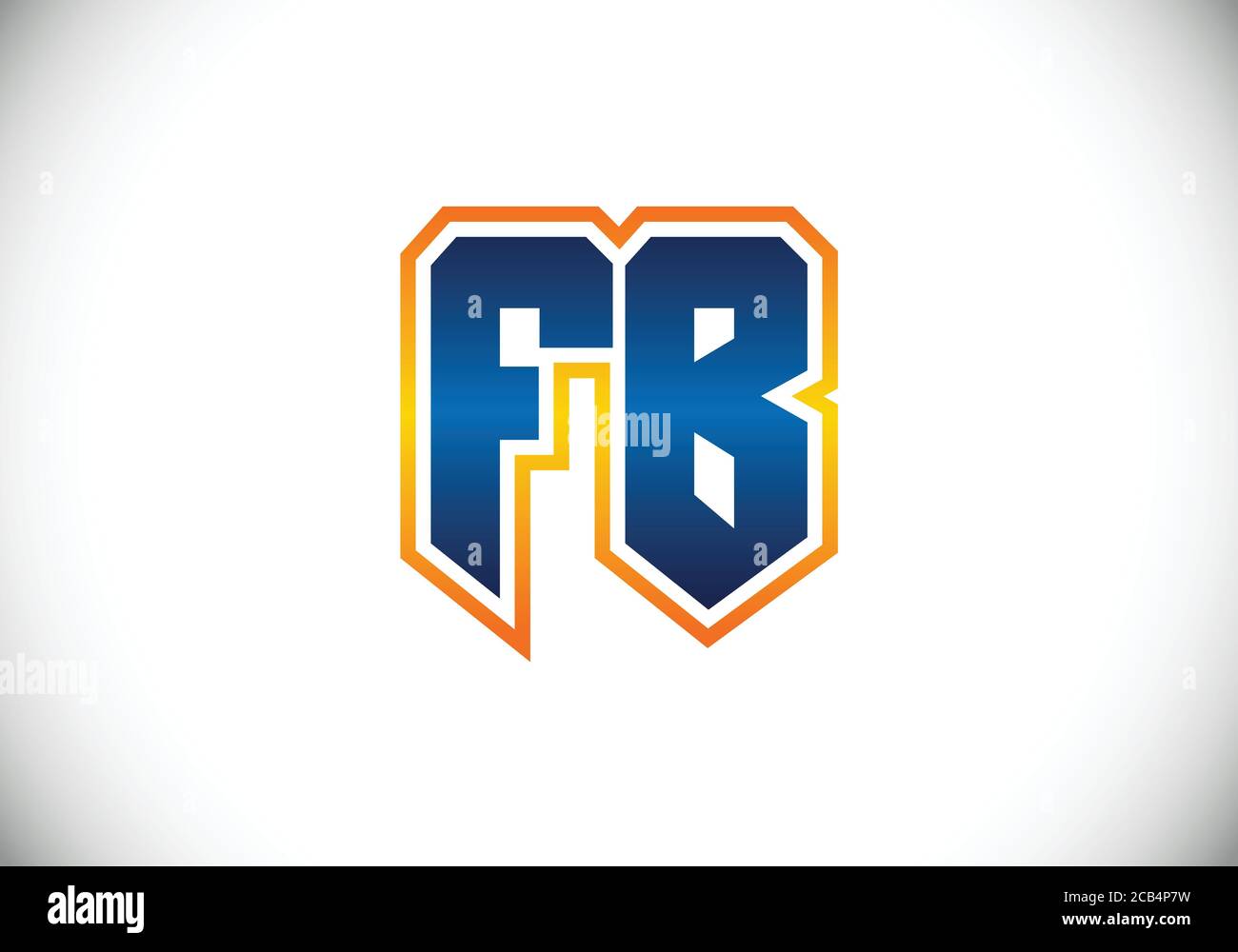 F B Initial Letter Logo design, Graphic Alphabet Symbol for Corporate Business Identity Stock ...