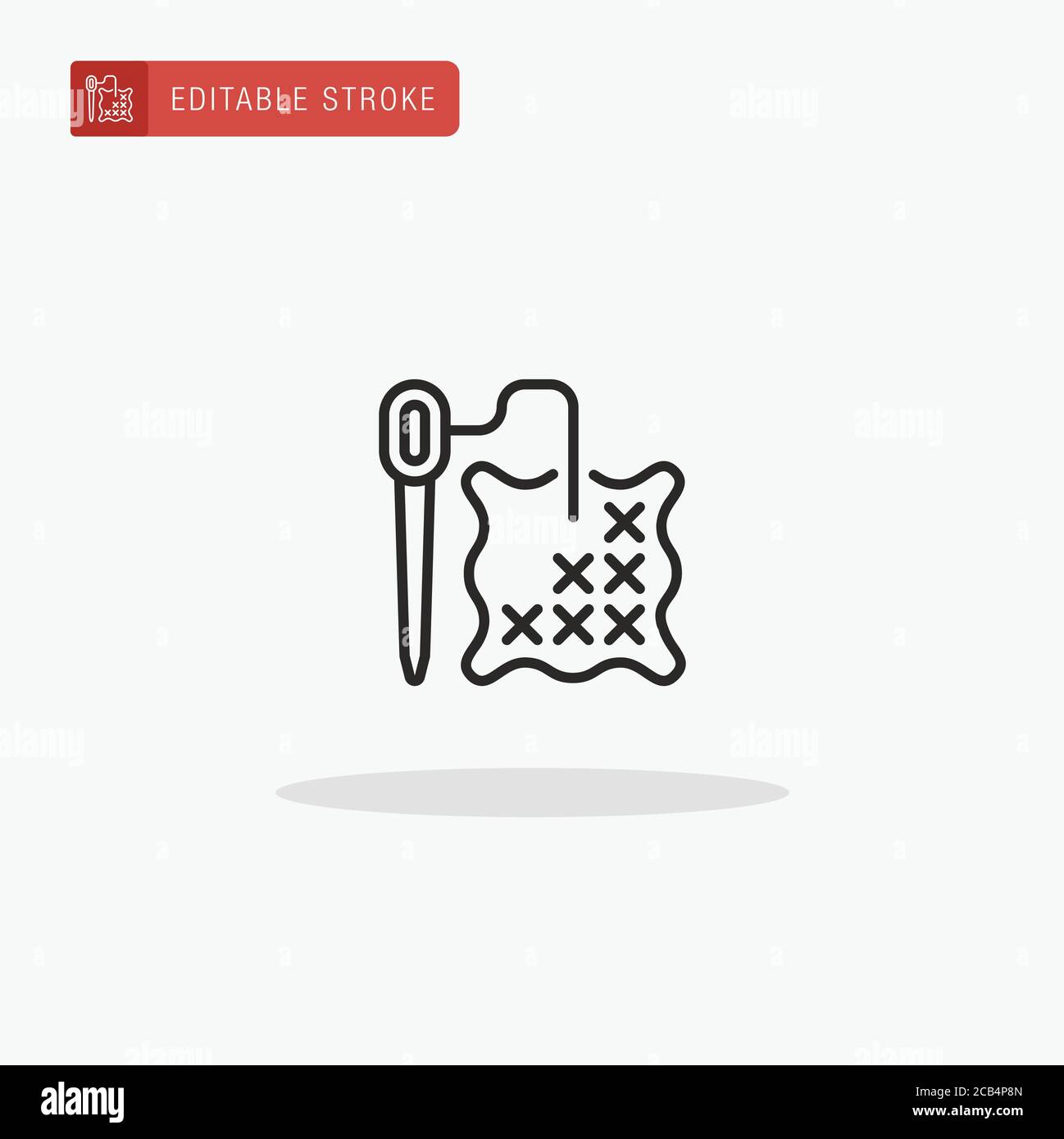Cross Stitch icon vector. Cross Stitch icon for presentation Stock ...