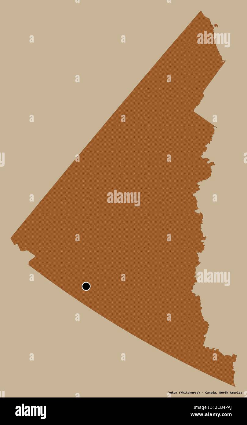 Yukon canada on a map hi-res stock photography and images - Alamy