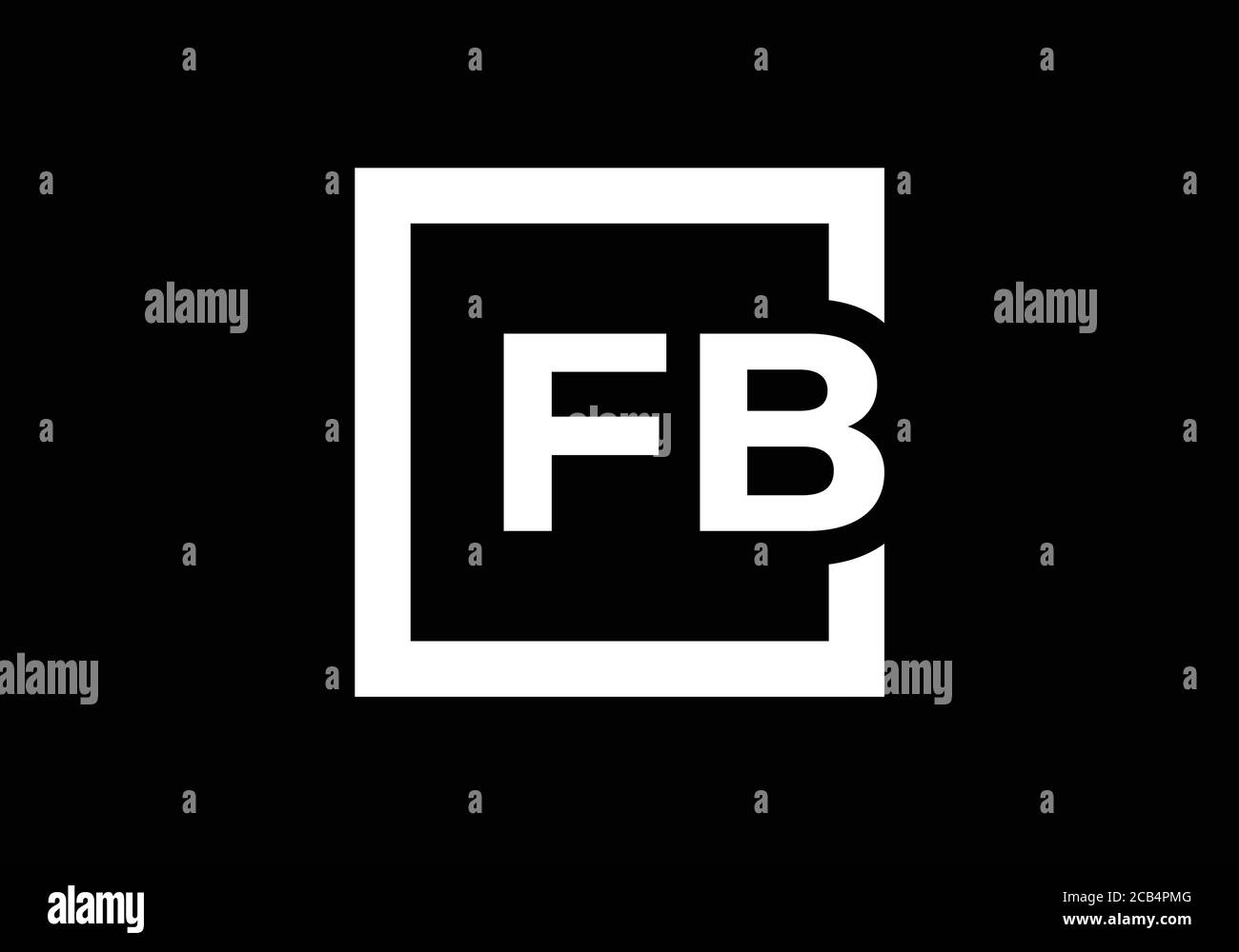 F B Initial Letter Logo design, Graphic Alphabet Symbol for Corporate ...