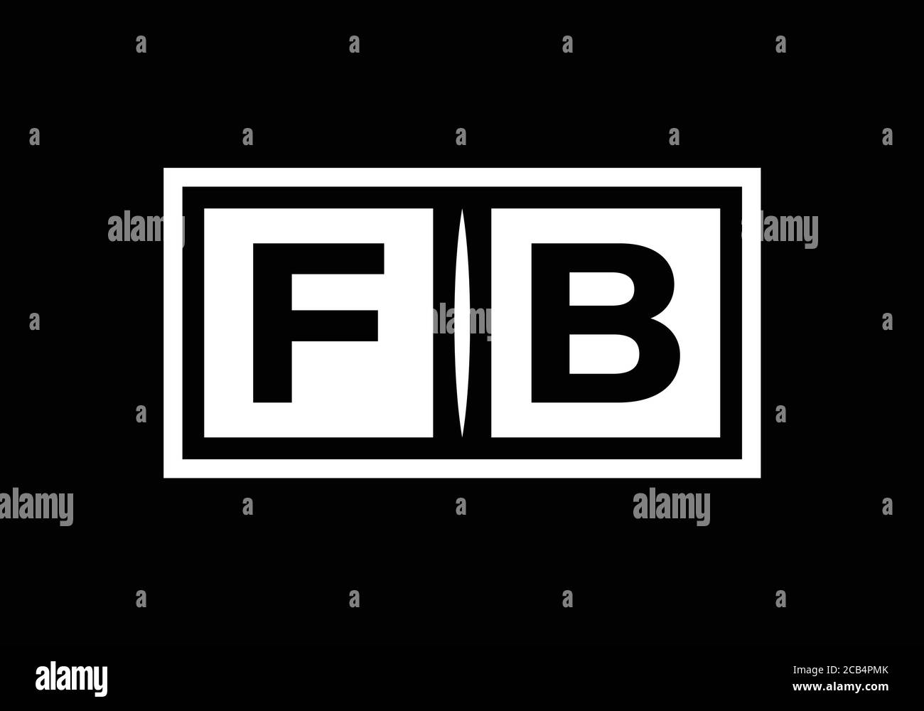 F B Initial Letter Logo design, Graphic Alphabet Symbol for Corporate ...