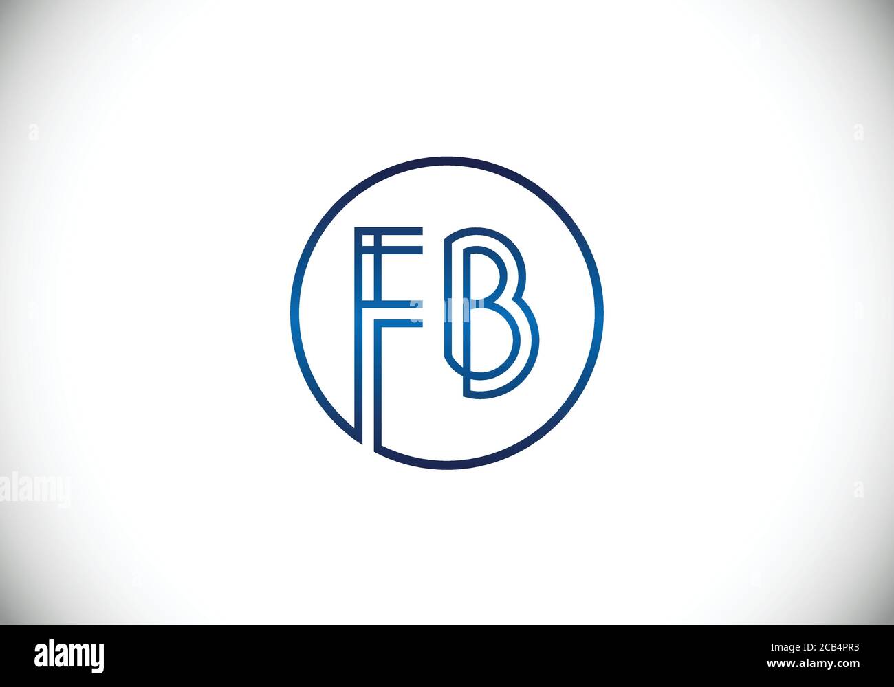 F B Initial Letter Logo design, Graphic Alphabet Symbol for Corporate ...