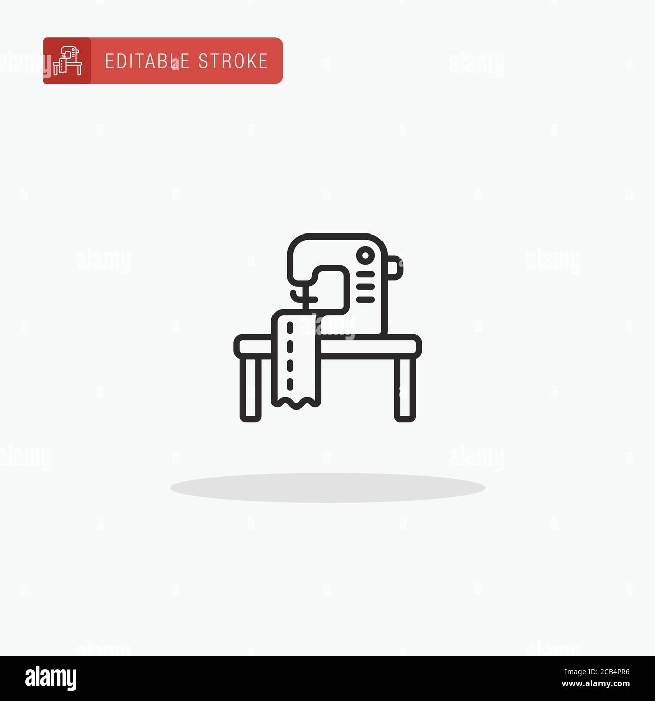 Sewing Machine icon vector. Sewing Machine icon for presentation Stock ...
