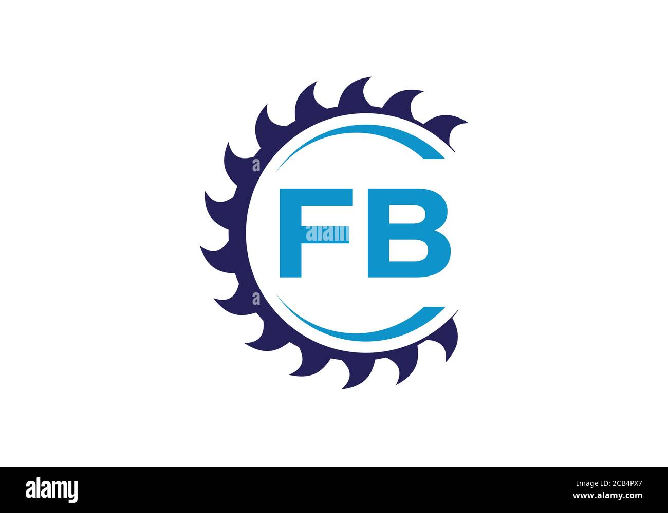 F B Initial Letter Logo design, Graphic Alphabet Symbol for Corporate ...