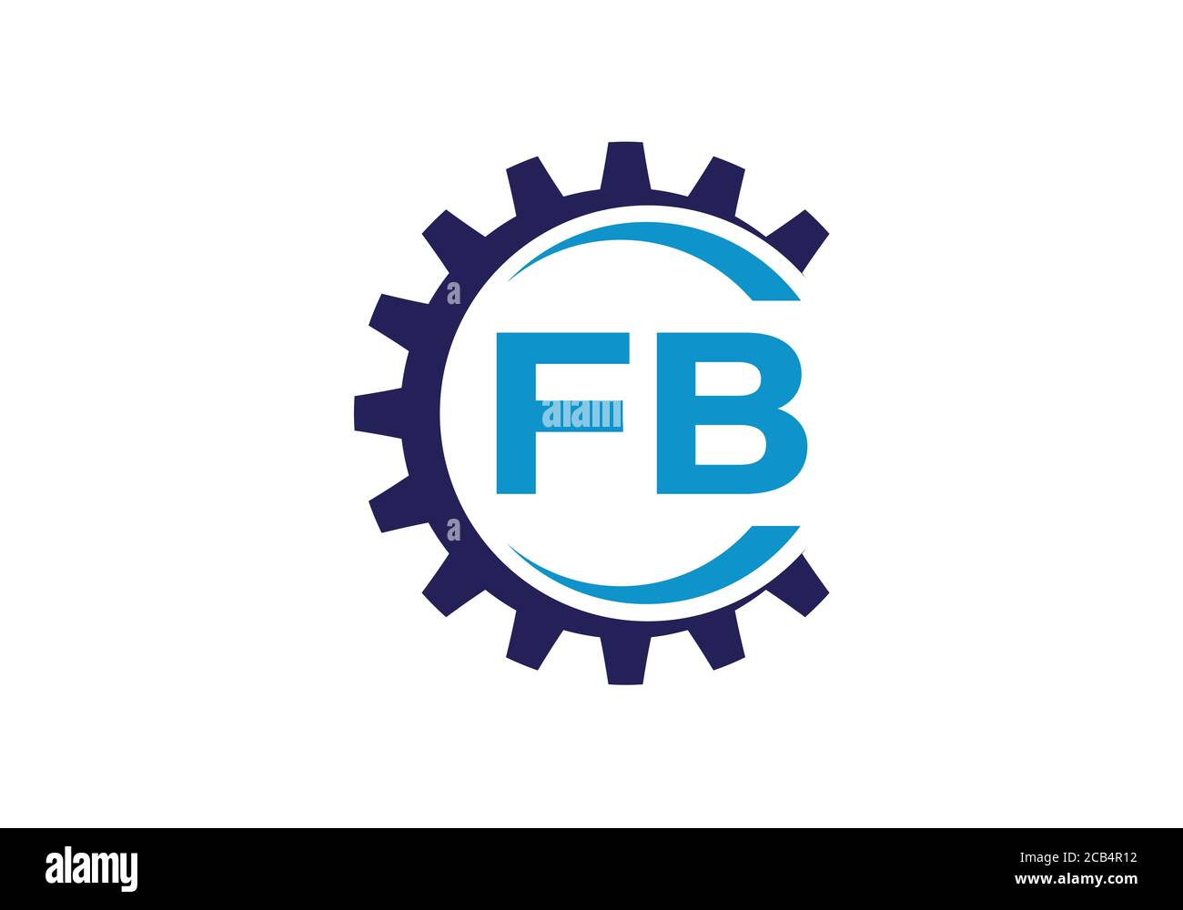 F B Initial Letter Logo design, Graphic Alphabet Symbol for Corporate ...