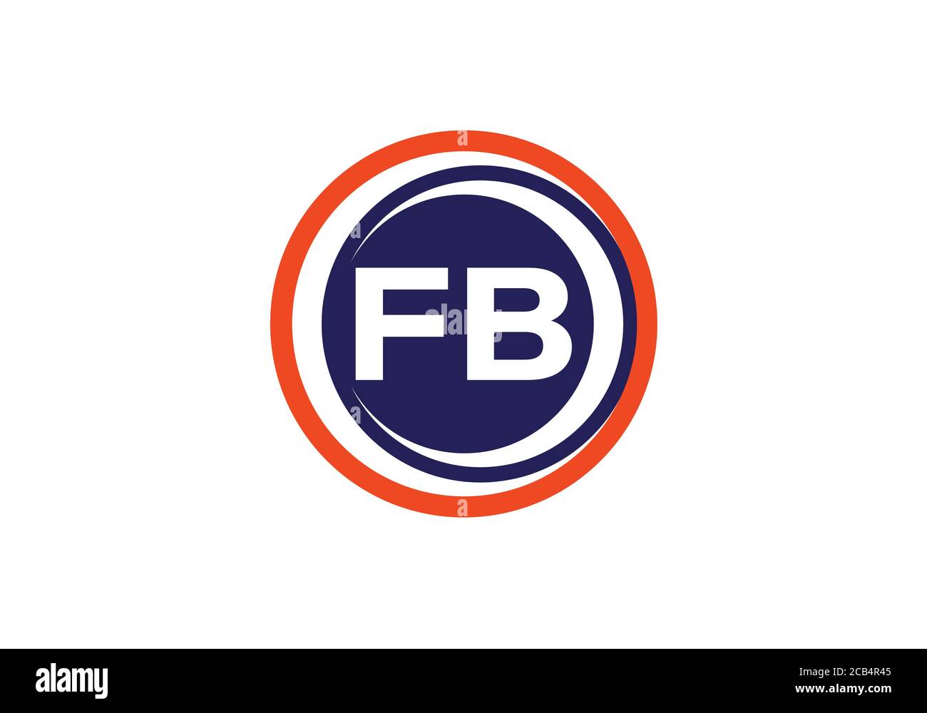 F B Initial Letter Logo design, Graphic Alphabet Symbol for Corporate ...