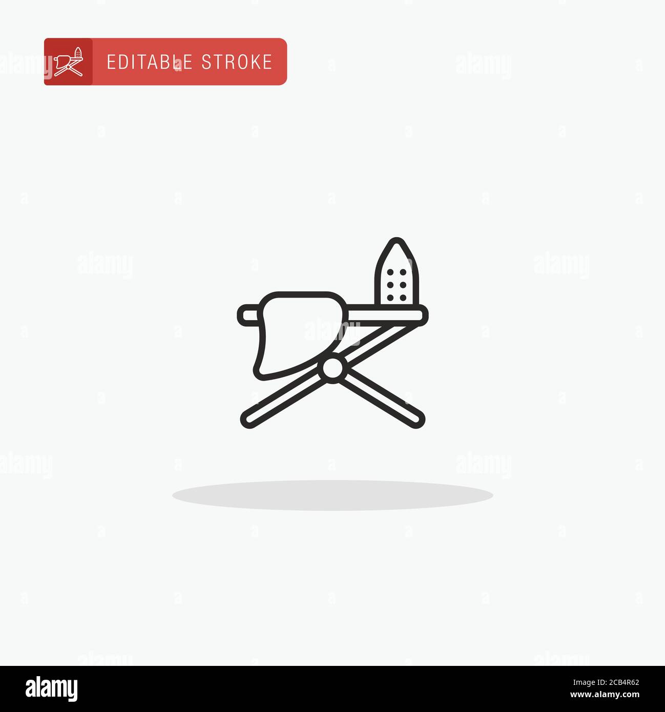 Ironing Board icon vector. Ironing Board icon for presentation Stock ...