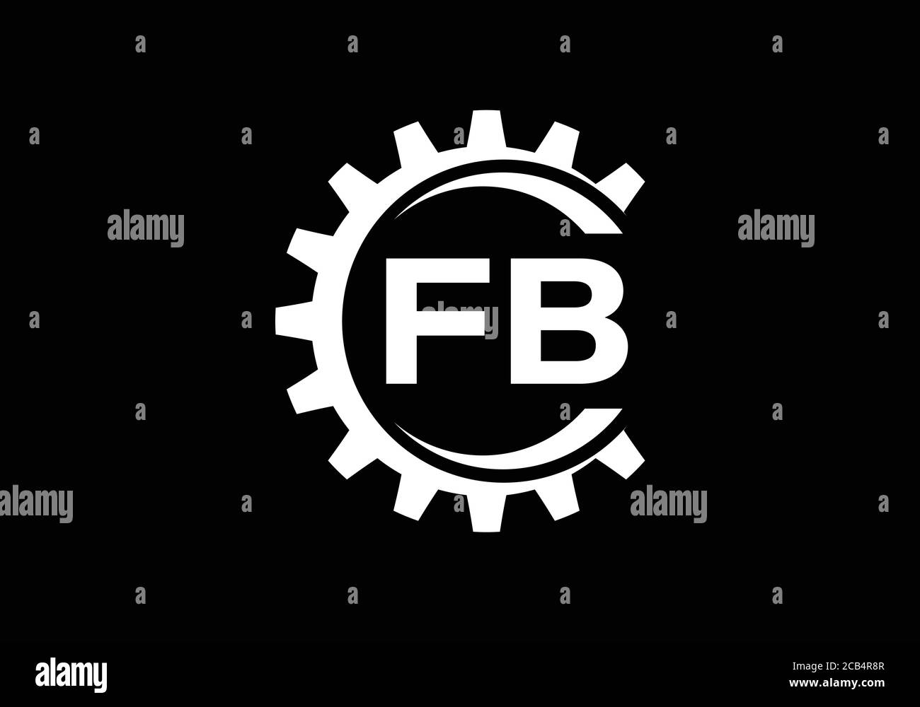 F B Initial Letter Logo design, Graphic Alphabet Symbol for Corporate ...