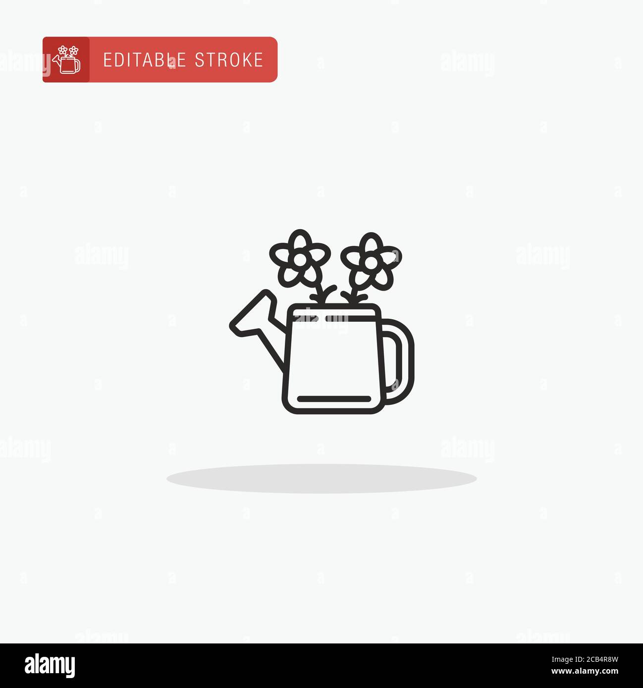 Watering Can icon vector. Watering Can icon for presentation Stock ...