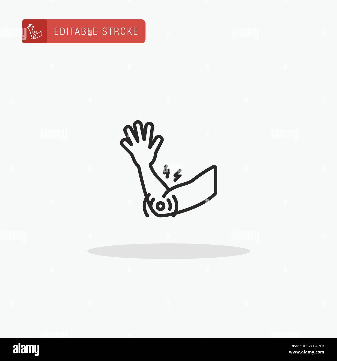 Elbow icon vector. Elbow icon for presentation Stock Vector Image & Art ...