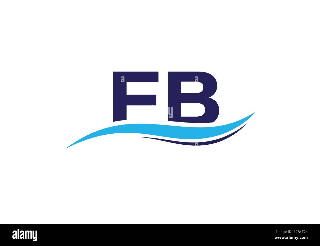F B Initial Letter Logo design, Graphic Alphabet Symbol for Corporate ...