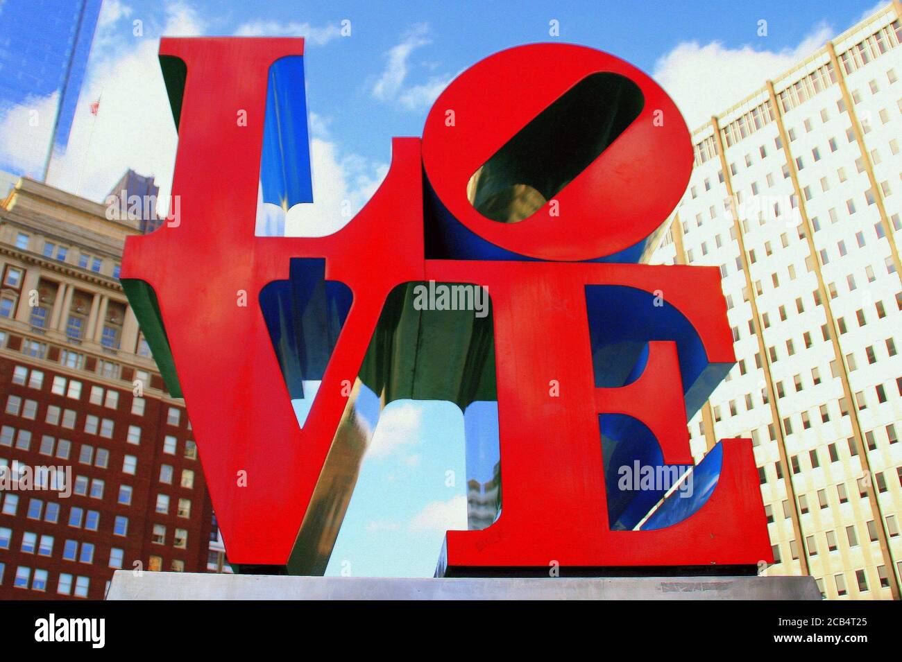 The LOVE sign brings a smile to everyone's face Stock Photo - Alamy