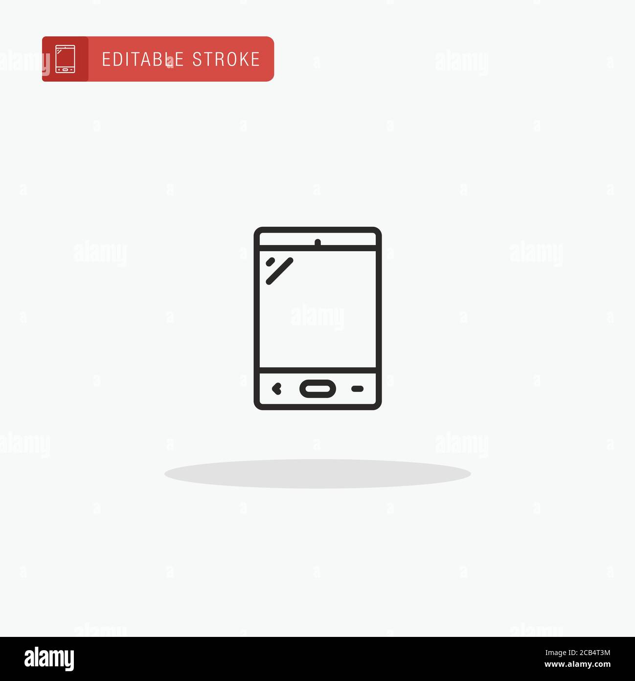 Mobile Phone icon vector. Mobile Phone icon for presentation Stock ...